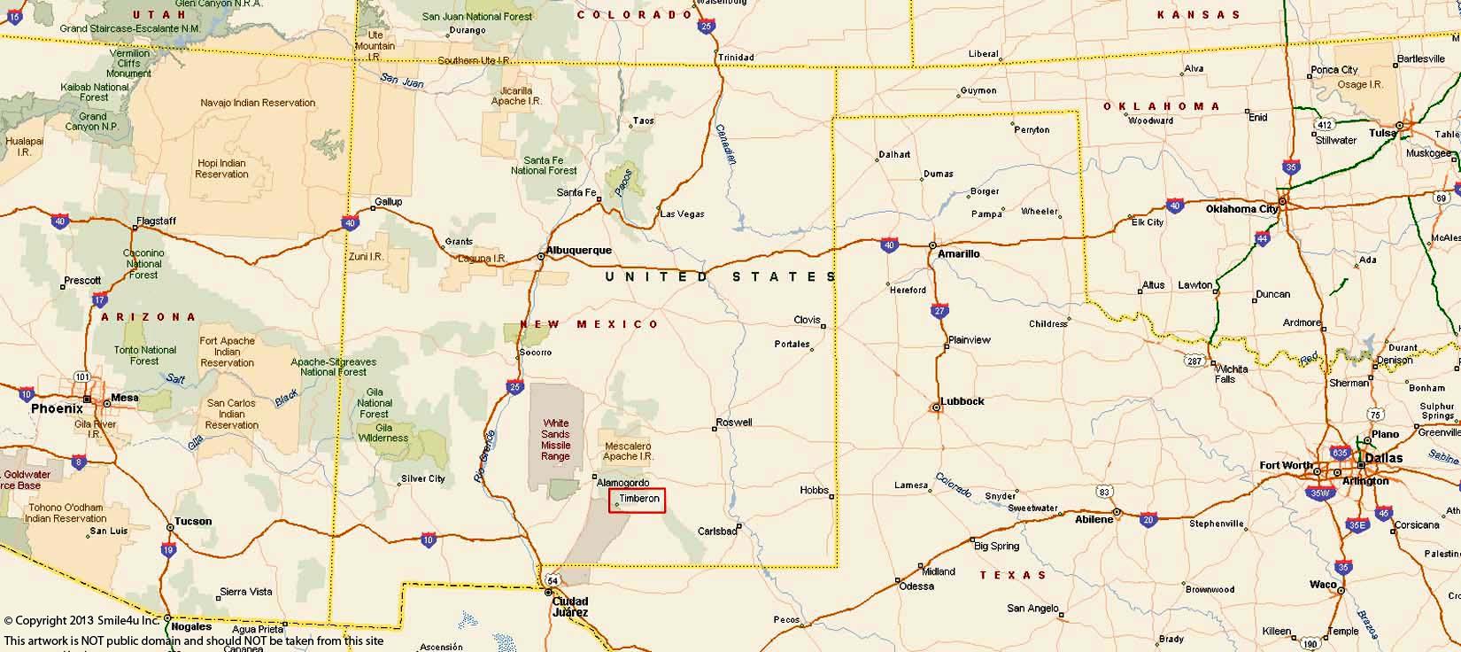 Map Of Timberon New Mexico at Robin Walker blog