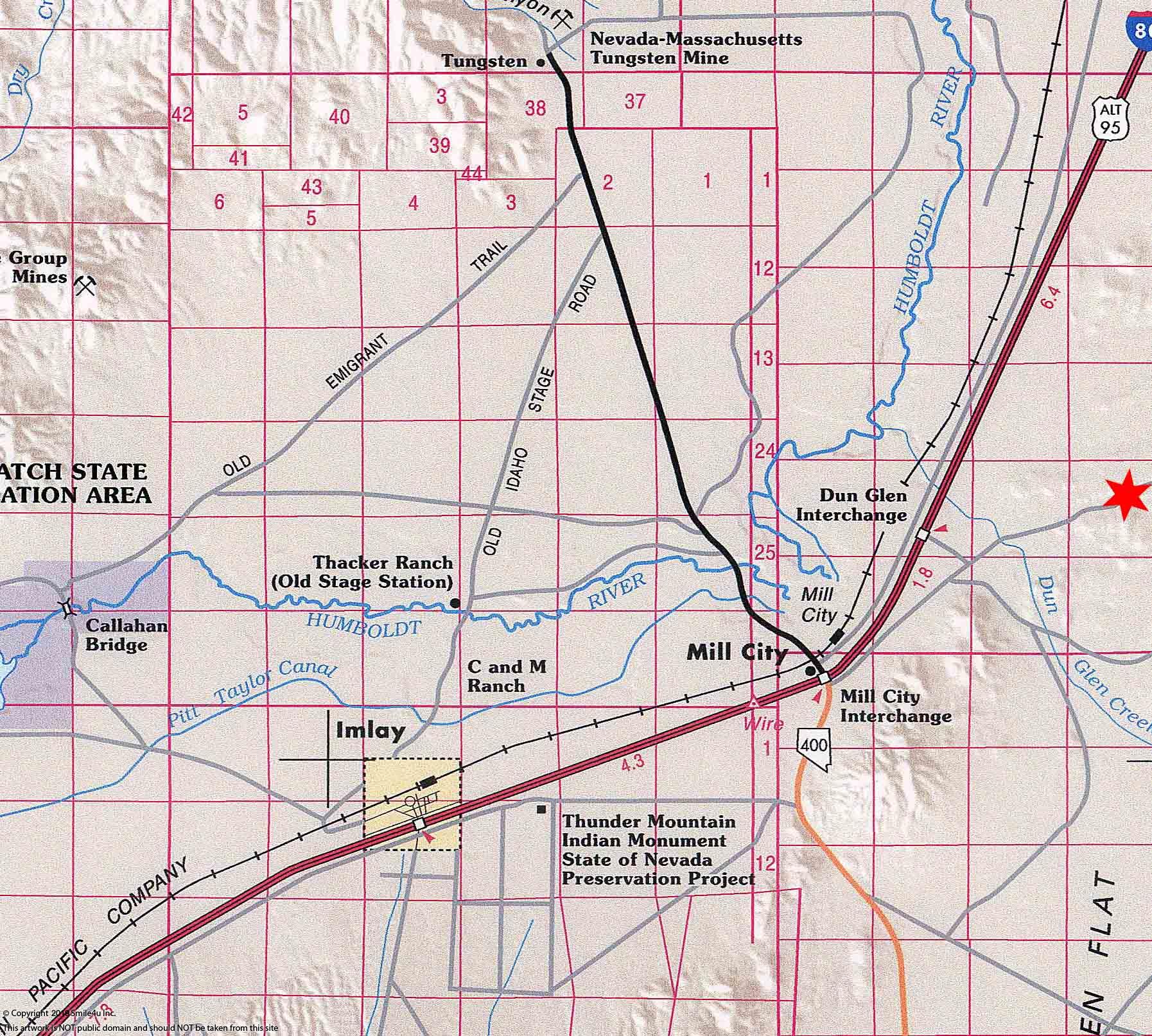 100 acres Imlay Nevada by Winnemuca | Smile4uinc.com