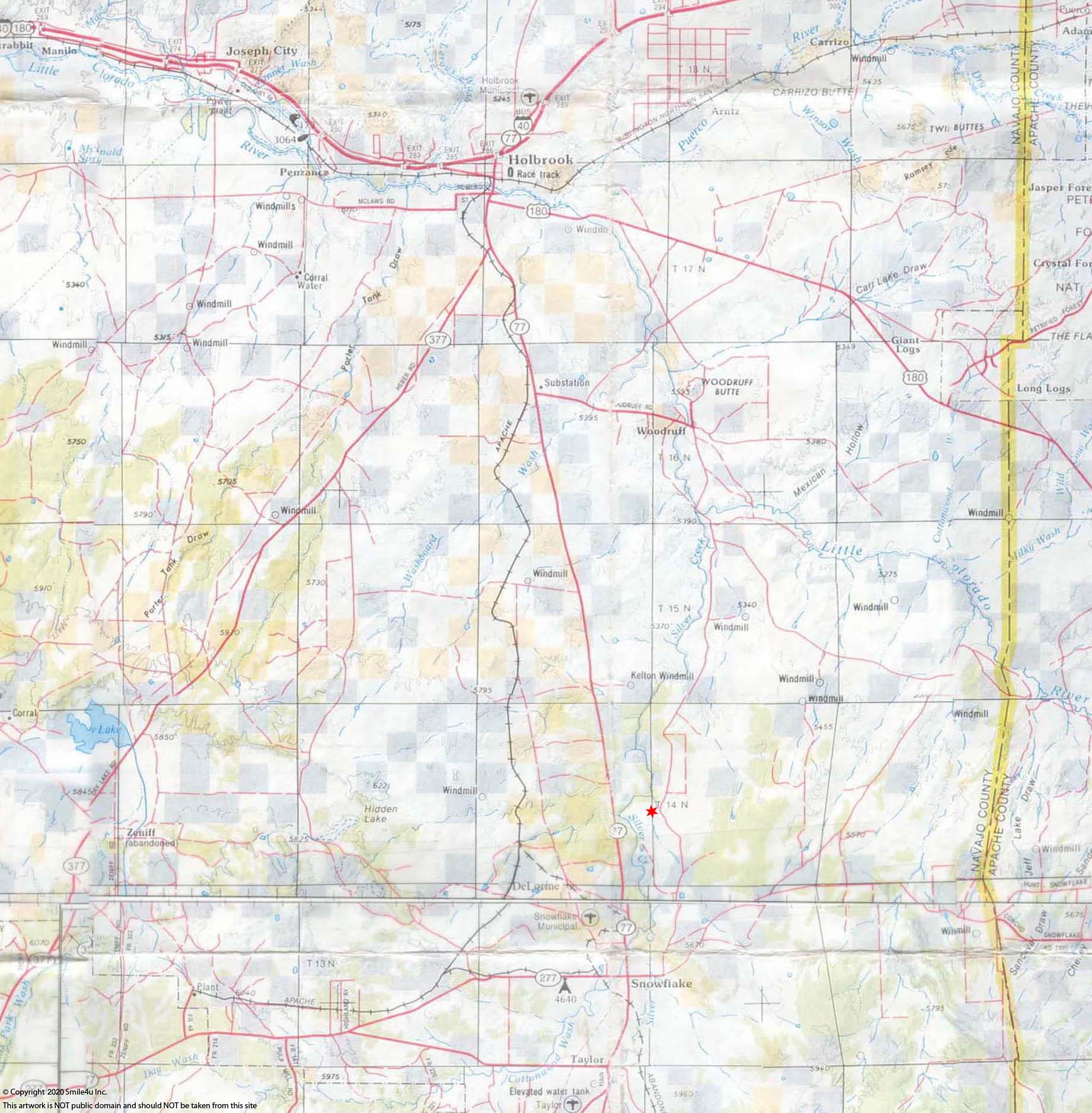 1 acre in Snowflake, Arizona Off Grid | Smile4uinc.com